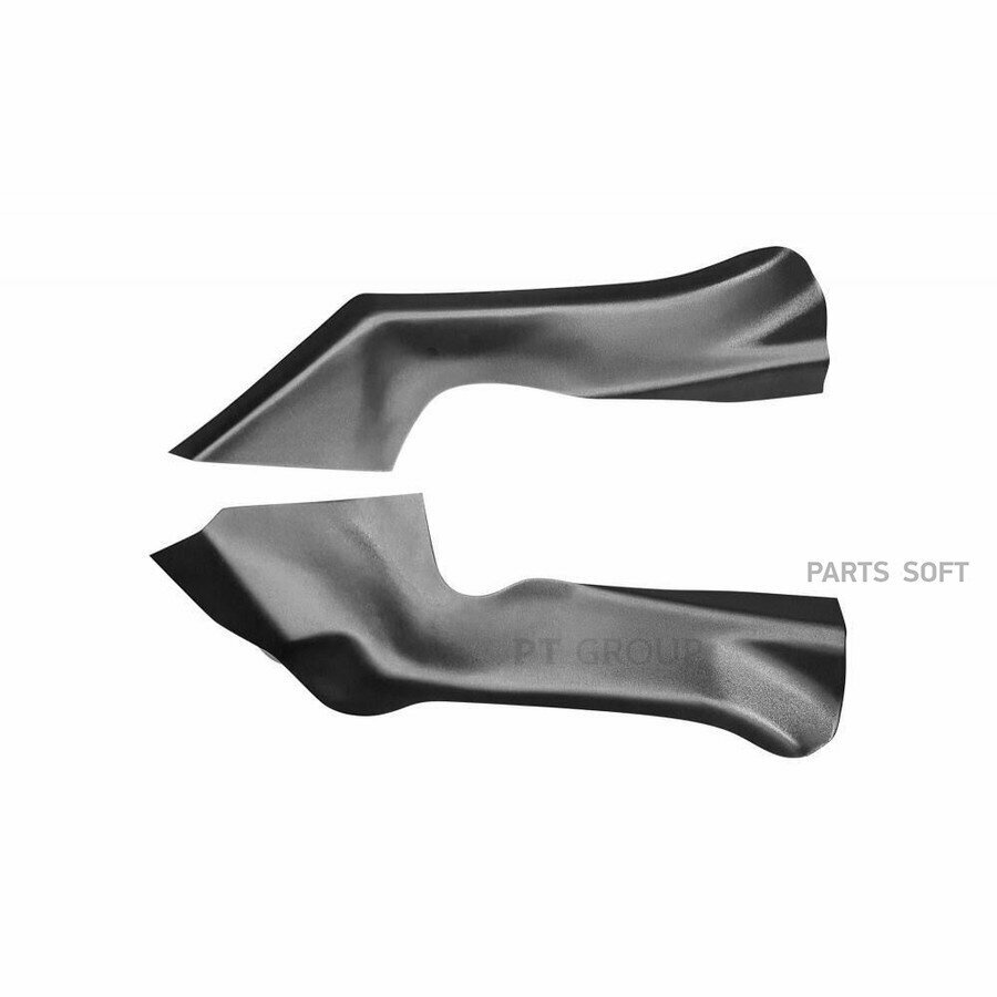 Накладки на ковролин тоннельные (ABS) RENAULT Logan /Sandero/ Sandero Stepway 2014- (PT Group) (2 шт от официального дистрибьютора, PT GROUP, артикул RLO111702