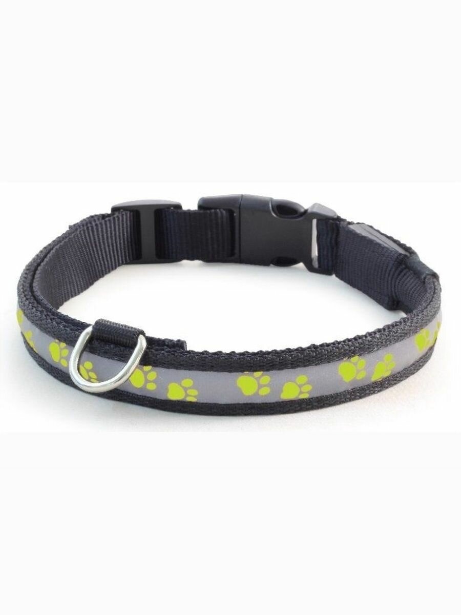 Ошейник для собак светодиодный TRIOL, цвет салатовый, размер S