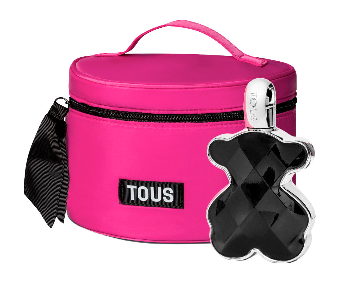 TOUS LoveMe Onyx 2025 Набор (Парфюмерная вода жен, 90 мл + Косметичка)