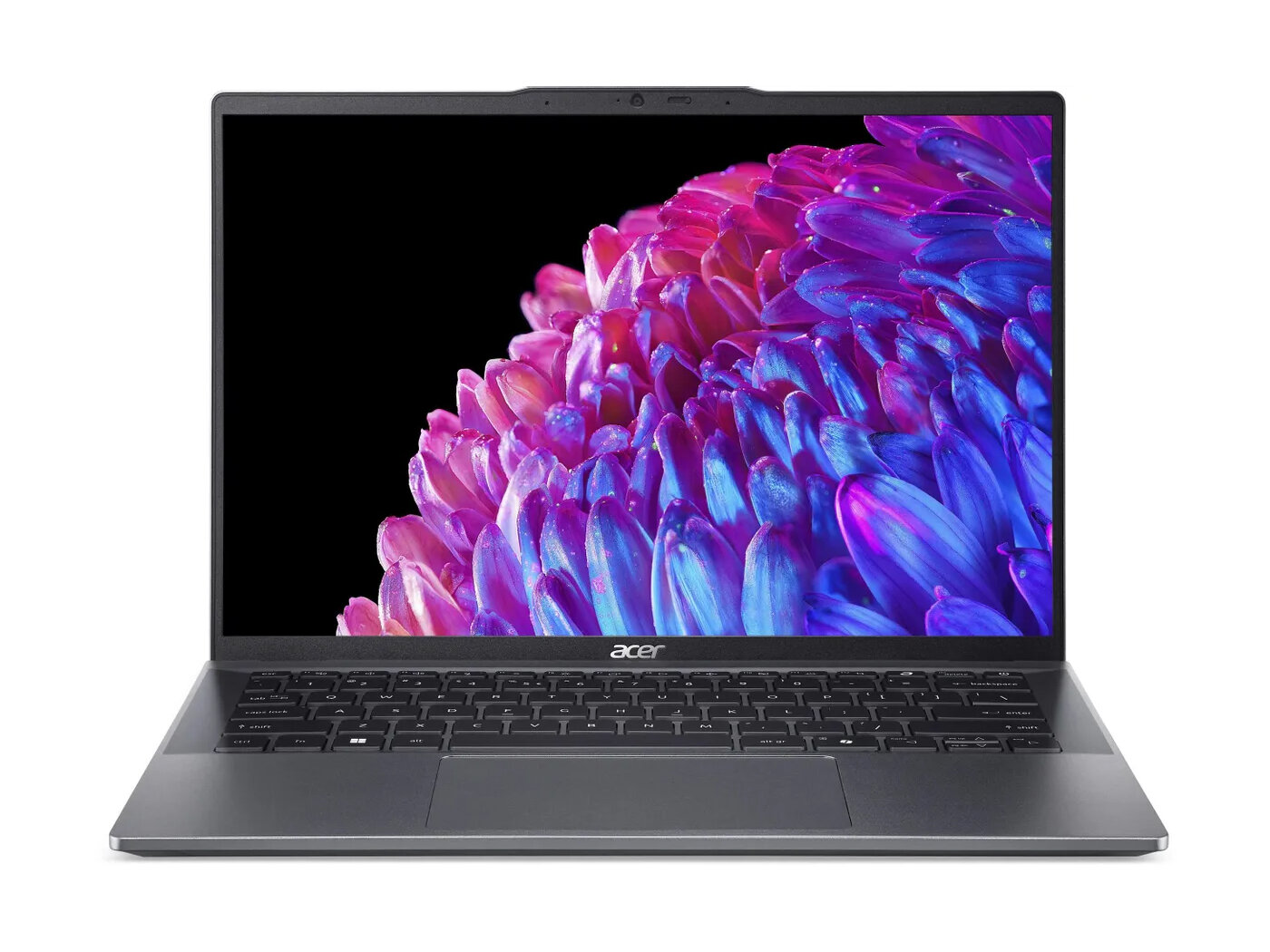 Ноутбук Acer Swift Go 14 SFG14-63-R8U9 NX. KTSCD.002 (14", Ryzen 5 8645HS, 16 ГБ/ SSD 1 ТБ) Серый
