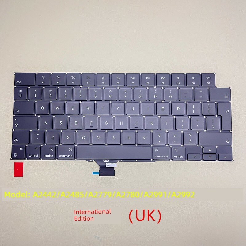 Подходит для Apple A2141A2338A2337A2442A2251A2289A2681A2992, новая оригинальная клавиатура. A2442/2485 [версия для