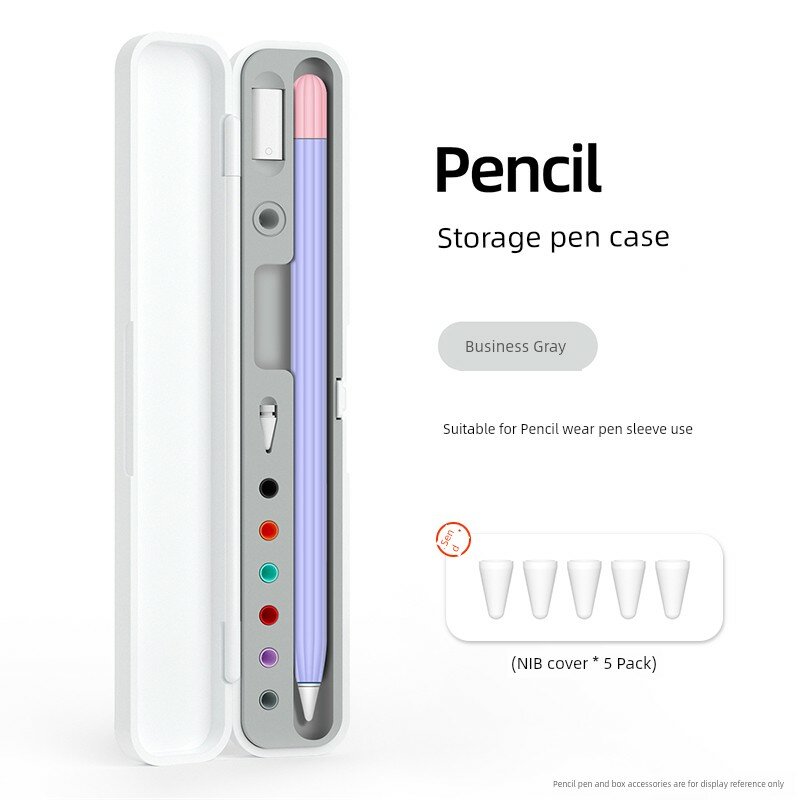 Чехол для стилуса Apple Pencil 1 и 2 поколения, Силиконовая подложка, кейс для стилуса