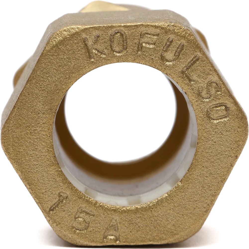 Муфта KOFULSO труба-внутр. резьба (мама) BIC15, с наружной резьбой ½ дюйма — фото 1