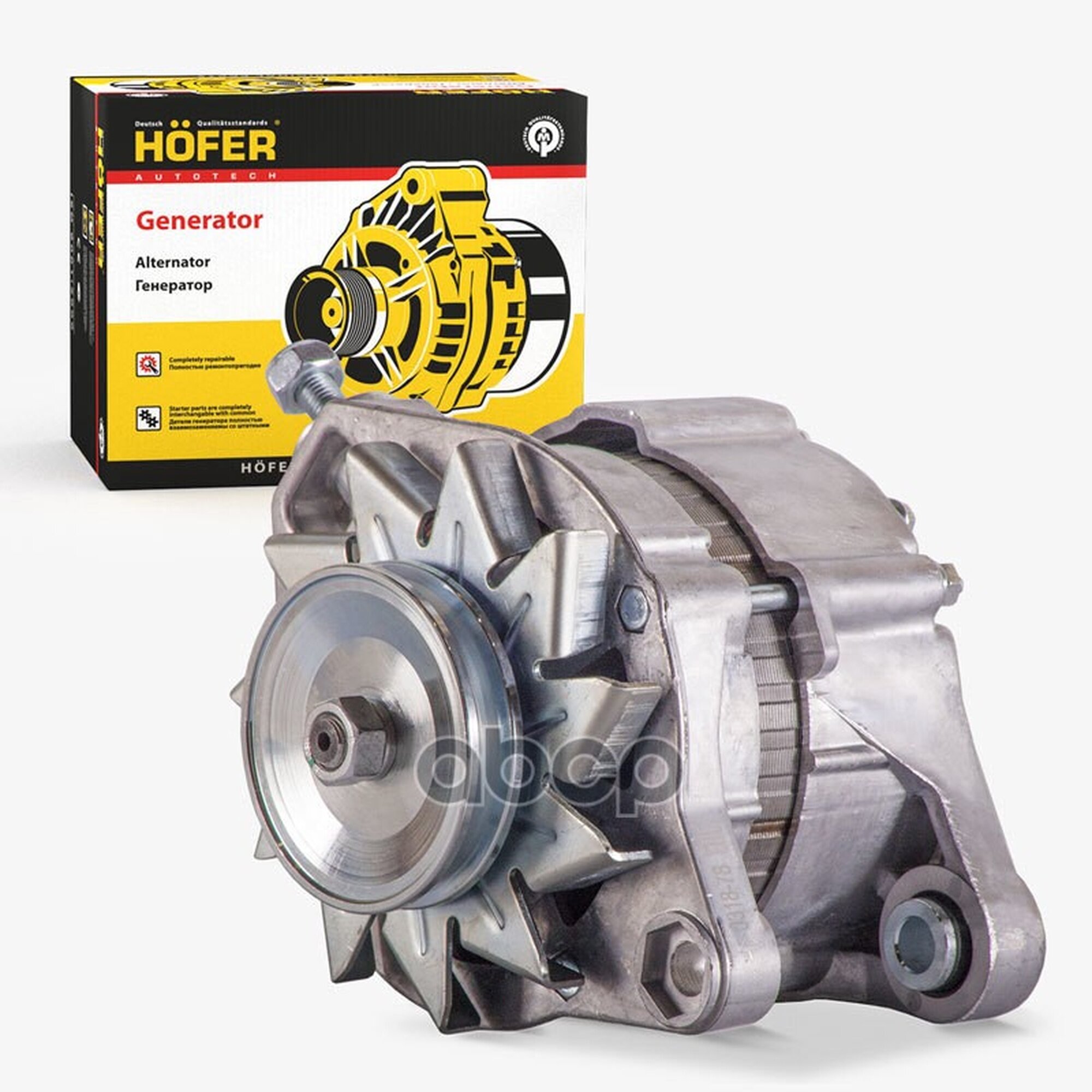 Генератор HOFER ВАЗ 2107i, 21214, 2126, 2717 73А HOFER арт. HF 633612