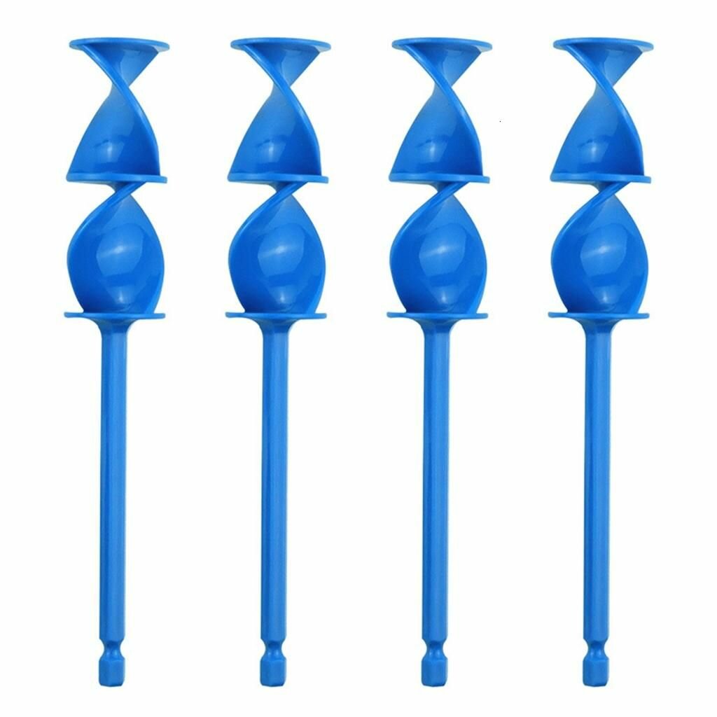 Набор инструментов,1 набор из 4 штук, краска из эпоксидной смолы, порошковая шпаклевка, стержень для смешивания цементного покрытия-синий