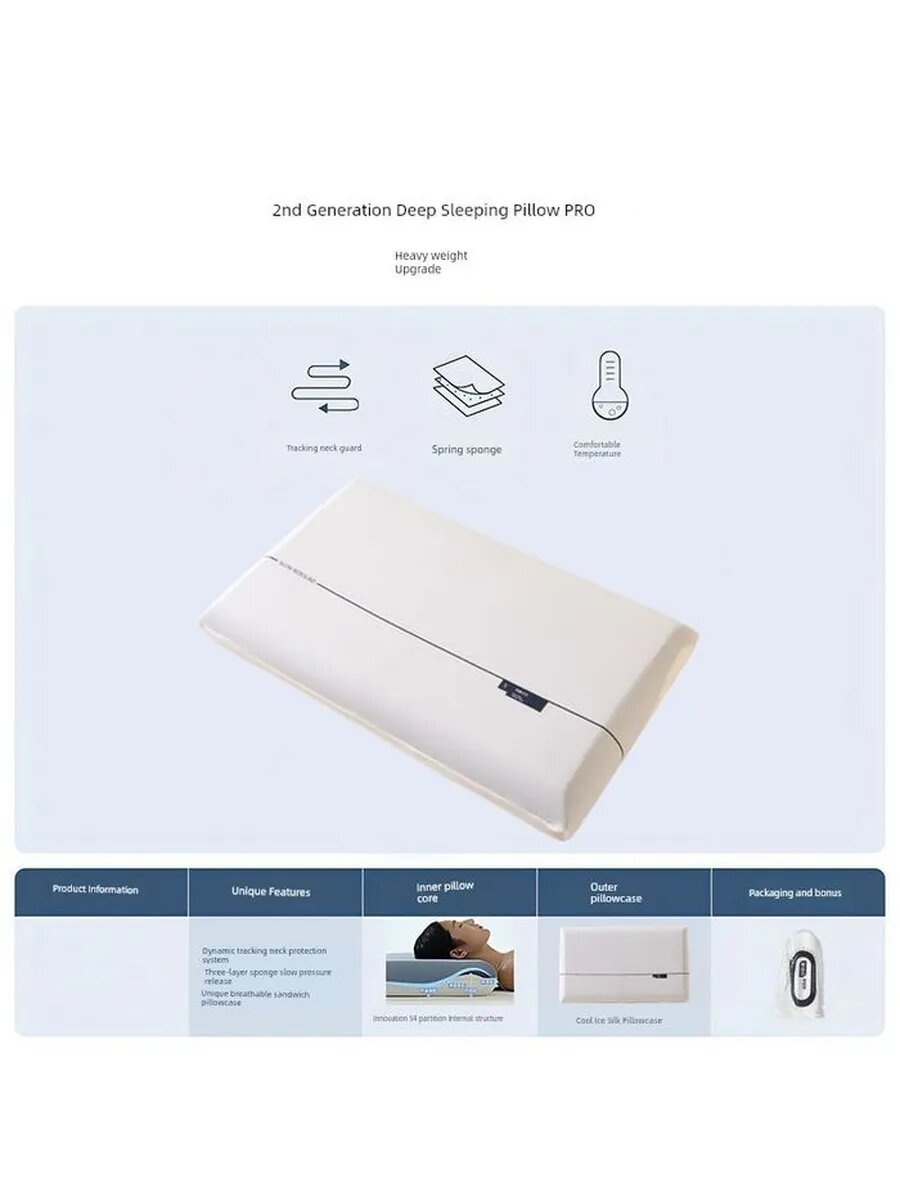 Подушка для сна Pro (10 см)