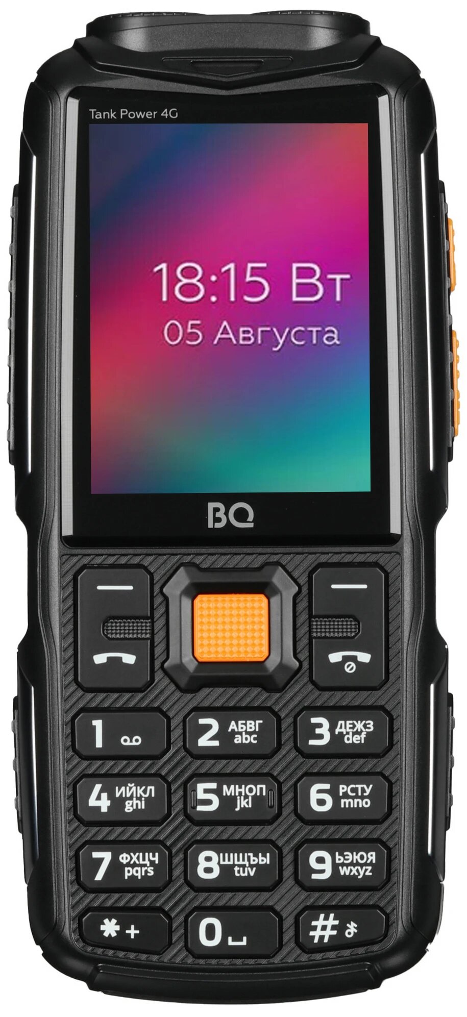 86204453 / Сотовый телефон BQ Tank Power 4G 2410L, черный