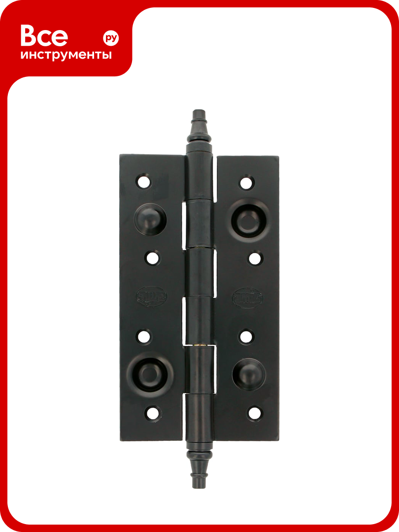 Противосъемная петля Amig черная, универсальная 561-150х80 NE