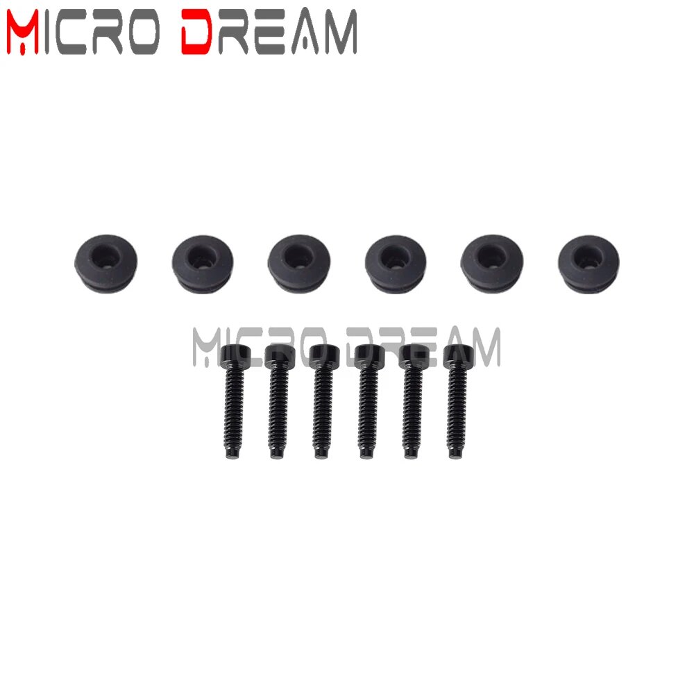 Резиновые втулки для лобового стекла M5, болт, подушка для снятия давления, аксессуары для Harley Softail Low Rider ST 117 FXLRST FXRST 2022-25 black bolt N washer