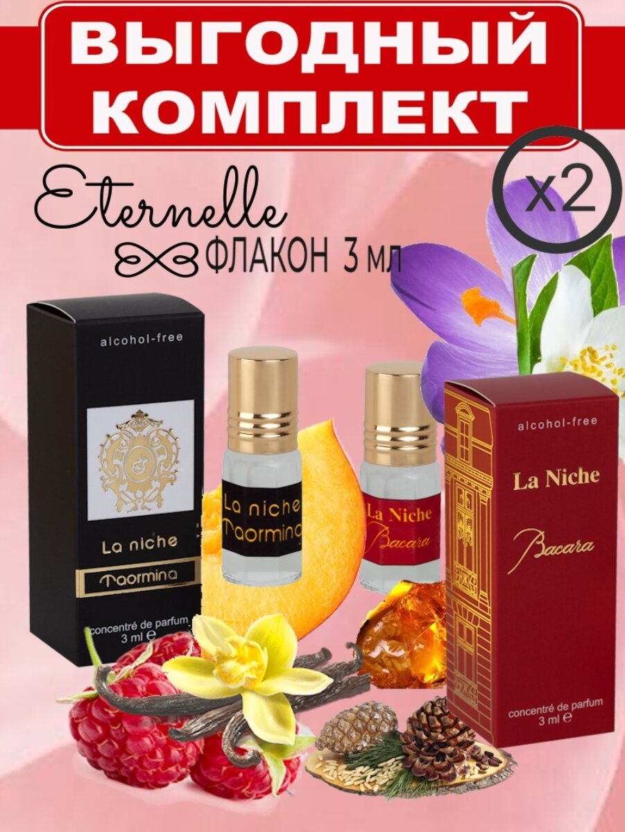 Parfum Eternel. Набор: Духи масляные La Niche Taormina, 3мл. + Духи масляные La Niche Bacara, 3мл.
