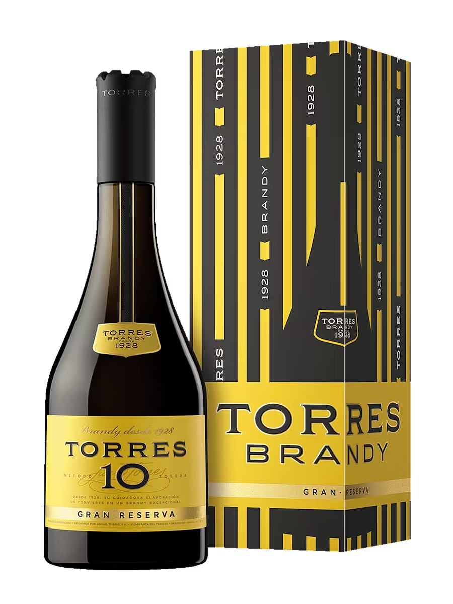 Бренди "Torres 10" Gran Reserva, 0,7 л в подарочной упаковке
