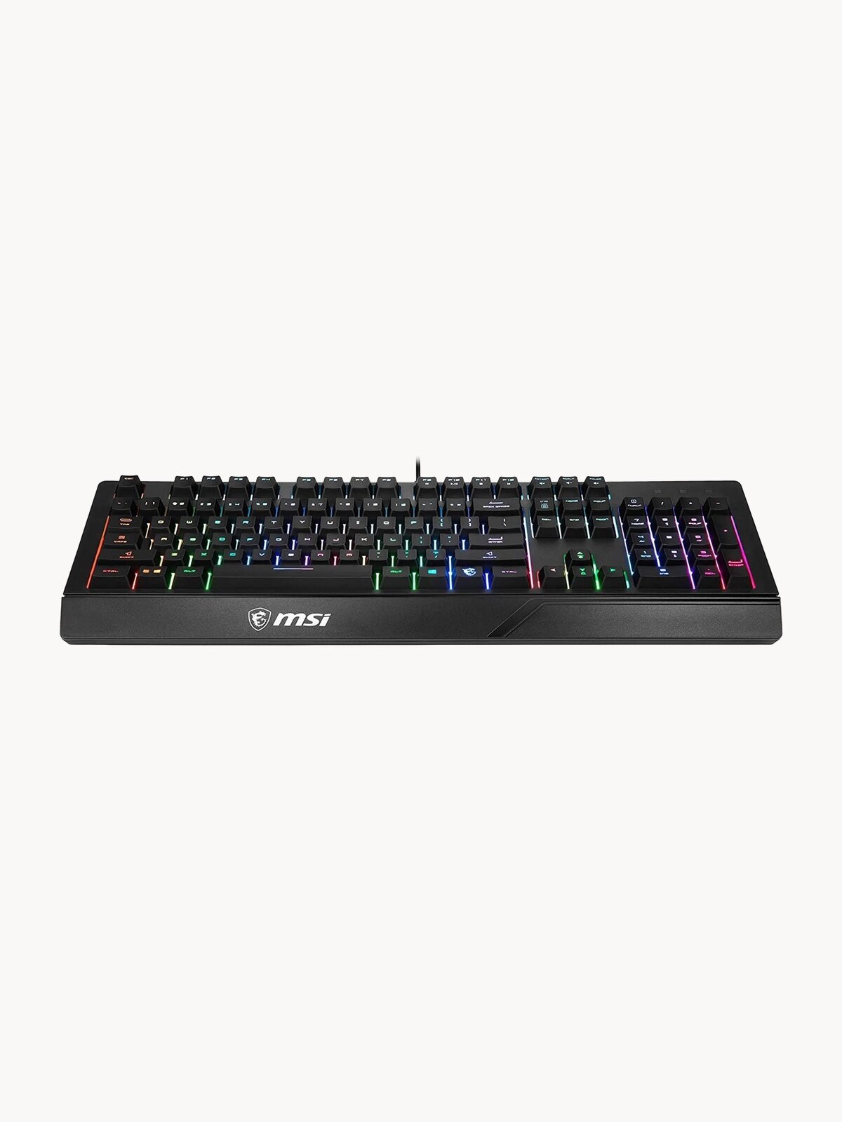 Клавиатура MSI Vigor GK20 RU, USB, c подставкой для запястий, черный [s11-04ru230-cla]