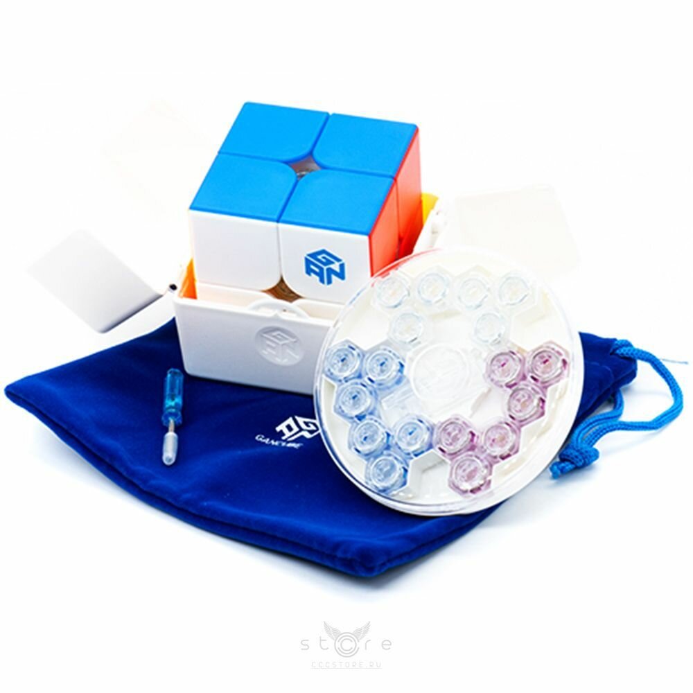 Gan 2x2 251 M Pro / Магнитный Кубик Рубика / Игра Головоломка