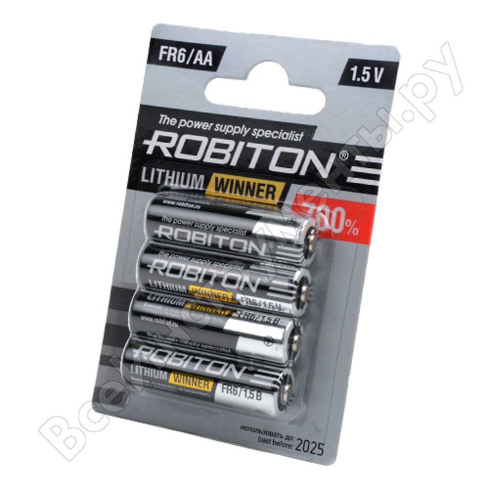 Элемент питания Robiton WINNER R-FR6-BL4 FR6 BL4 13266