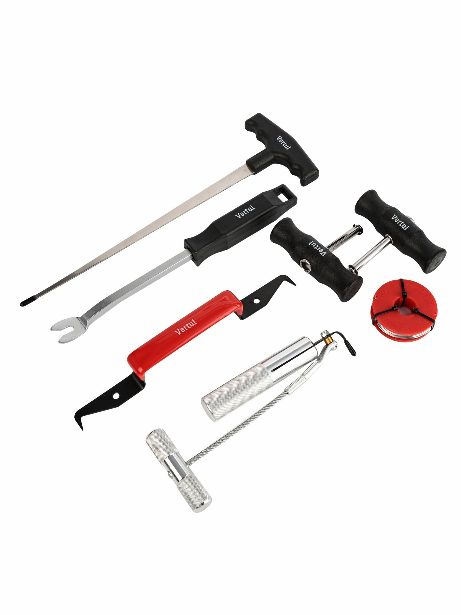 Набор для замены автомобильных стёкол Vertul VR50236, 7 предметов