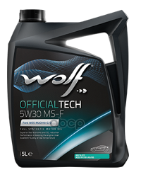 Wolf Моторное Масло Wolf Officialtech 5W-30 Ms-F 5Л