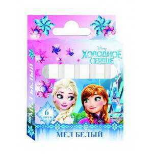 Мел белый "Холодное сердце" 6 шт в упаковке Centrum 90132