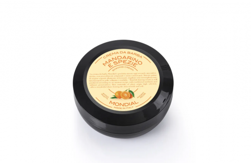 Крем для бритья Mondial MANDARINO E SPEZIE с ароматом мандарина и специй, пластиковая чаша, 75 мл