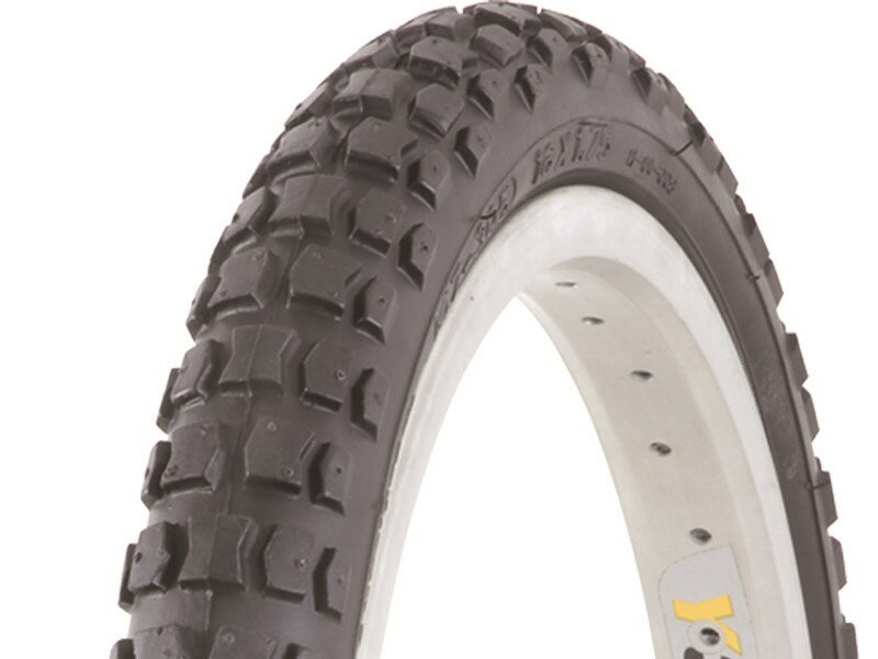 Велопокрышка Kenda 16x2.125 K44 для детских велосипедов стальной корд черная