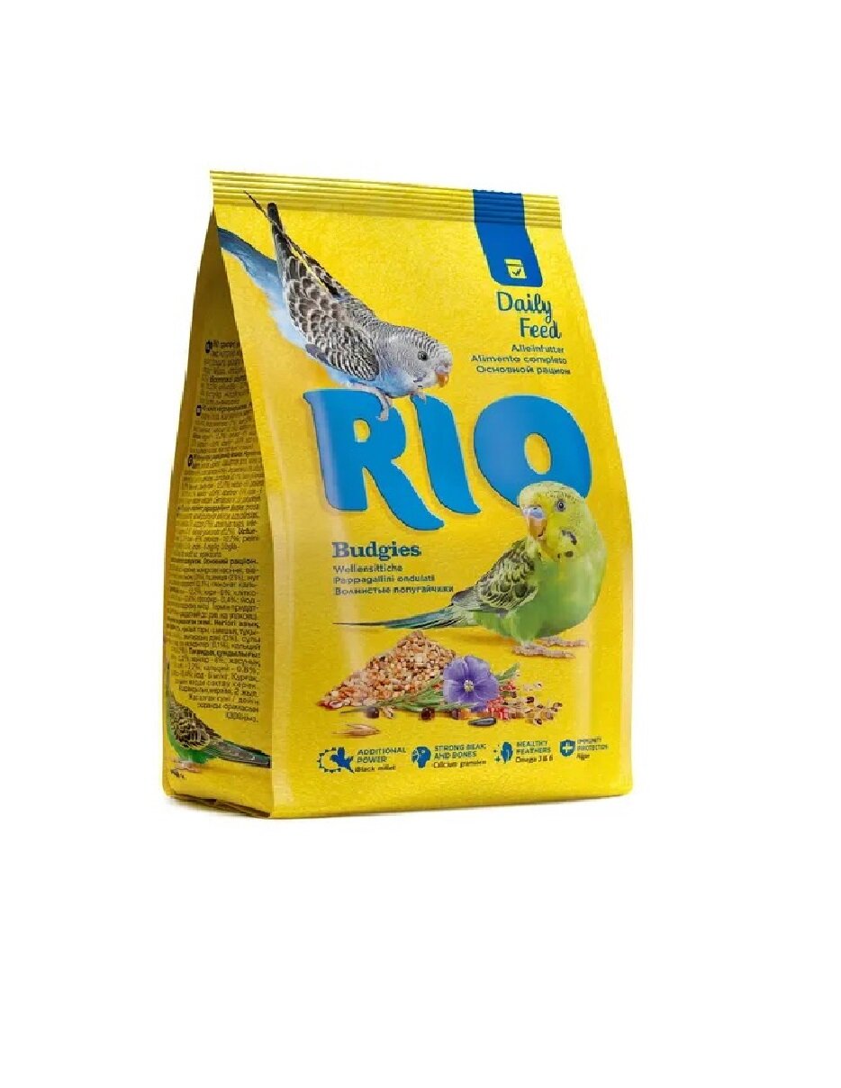 RIO Корм для волнистых попугайчиков основной 500г