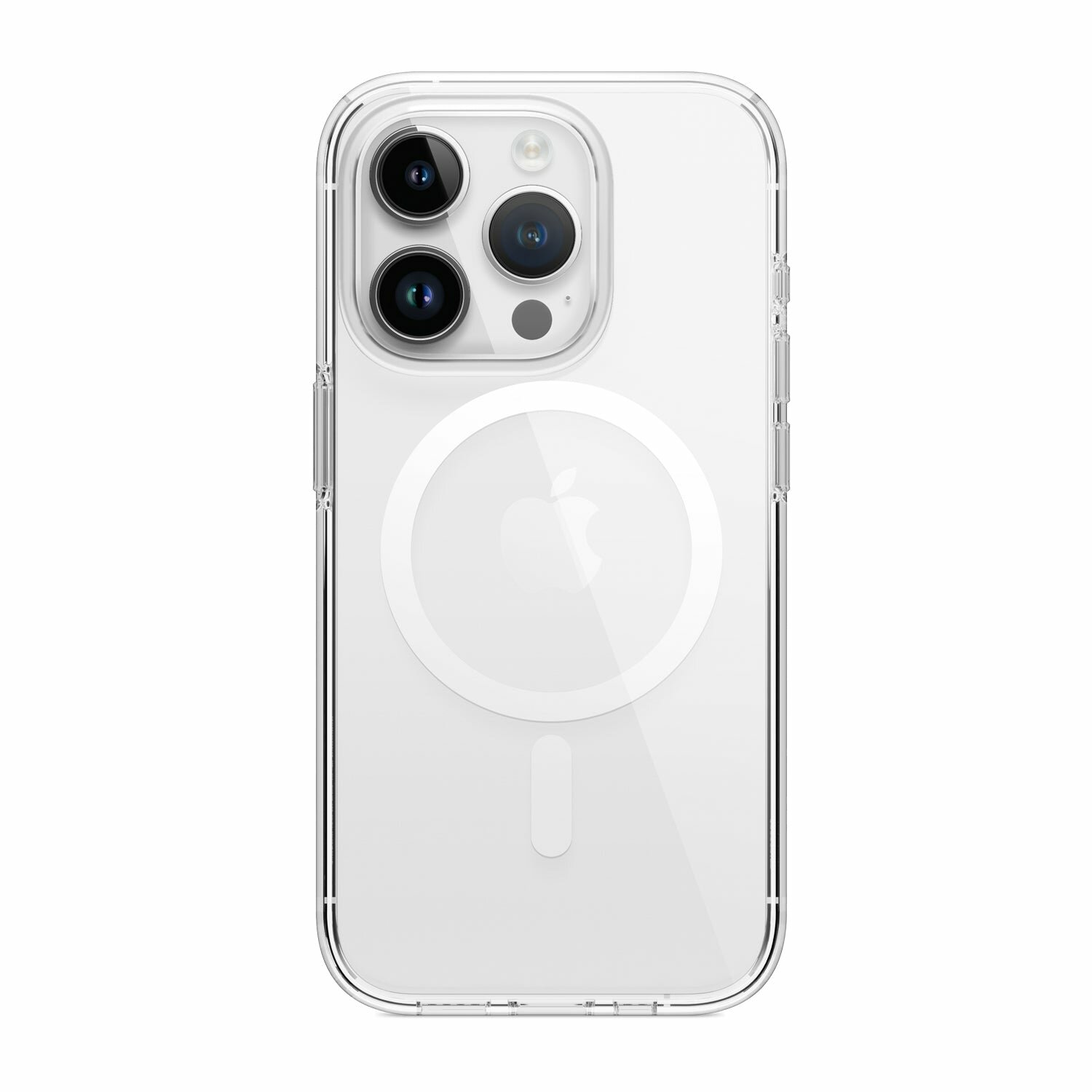 Elago для iPhone 15 Pro чехол HYBRID (pc/tpu) Clear/White (MagSafe)