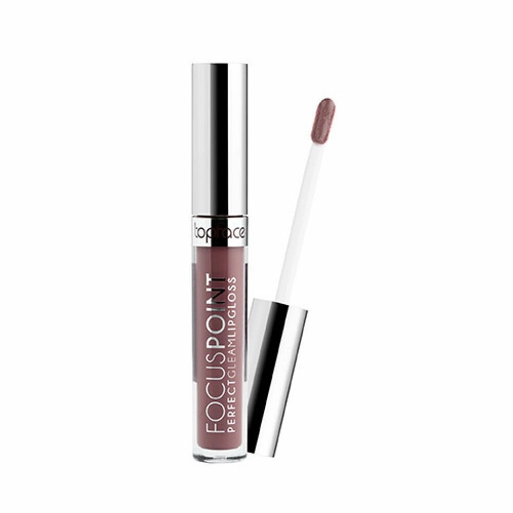 Topface Блеск Мерцающий для губ "FocusPoint Perfect Gleam" тон 113, трюфель, 3.5 г