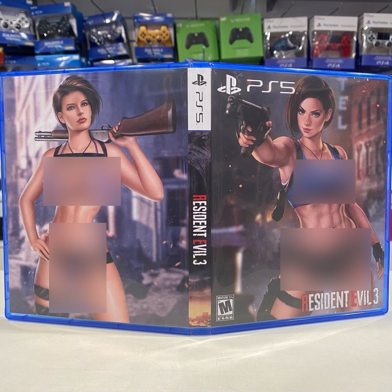 Эксклюзивная обложка PS5 для Resident evil 3 №3