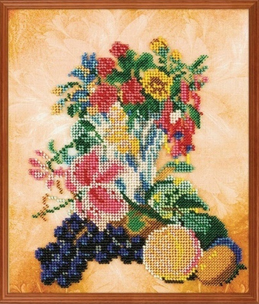 Набор для вышивания Радуга бисера #В-210 Симфония, Вышивка бисером, 20 x 24 см