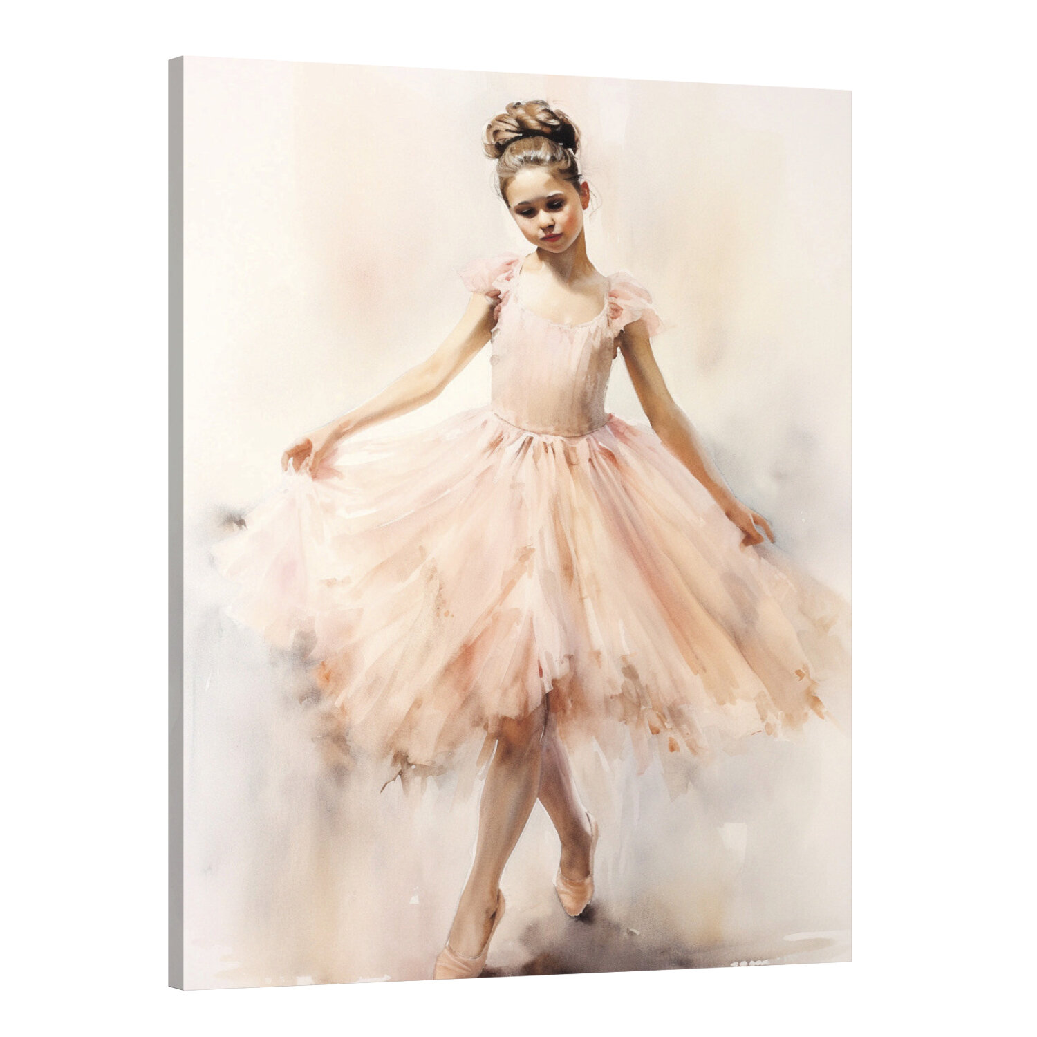 Интерьерная картина 50х70 "Девочка-балерина"