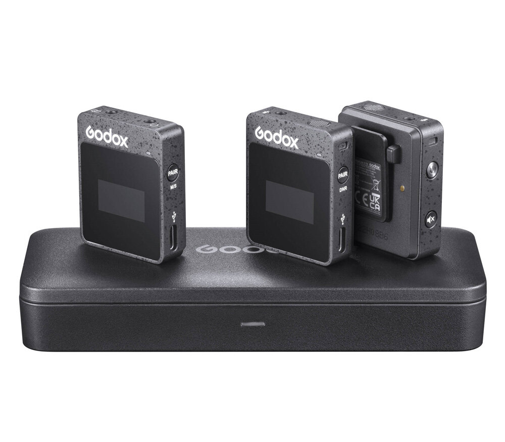 Беспроводная система Godox MoveLink II M2, 2.4 ГГц, 3.5 мм TRS + TRRS, для интервью