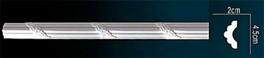 Молдинг из полиуретана Perfect AC 290 (45*20*2400мм)