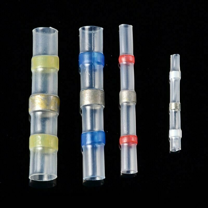 50 шт. Набор термоусадочных трубок / Гильза соединительная / Спайщик проводов