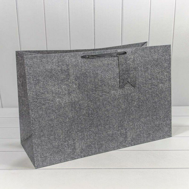 Пакет подарочный "Премиум" синий