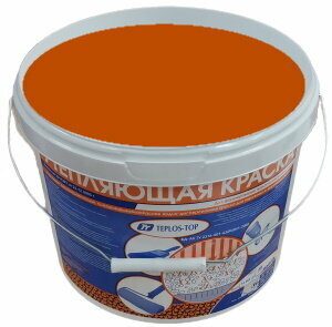 Фасадная утепляющая краска Теплос-Топ 11 литров, NCS S 3040-Y80R