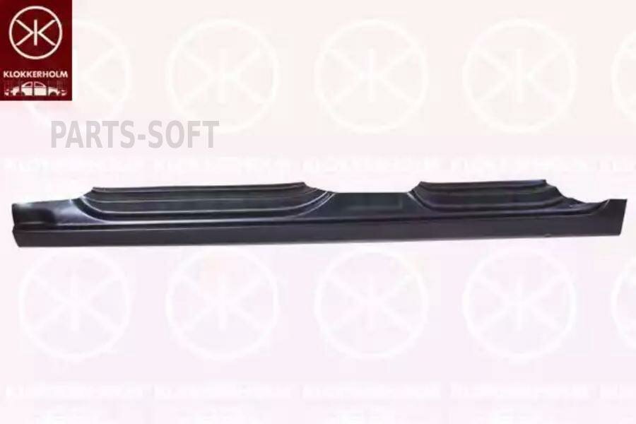 Порог кузова прав VW: Polo (9N) 02-09 4/5дв Klokkerholm арт. 9506012