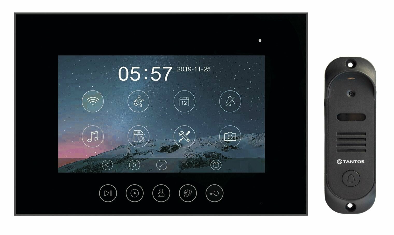 Tantos Marilyn HD Wi-Fi s (черный) и Stich HD (черный) (комплект многофункционального домофона HD Wi-Fi 7")