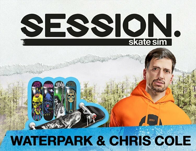 Игра Session: Skate Sim Waterpark & Chris Cole DLC, ключ активации Steam, PC, Nacon, на русском