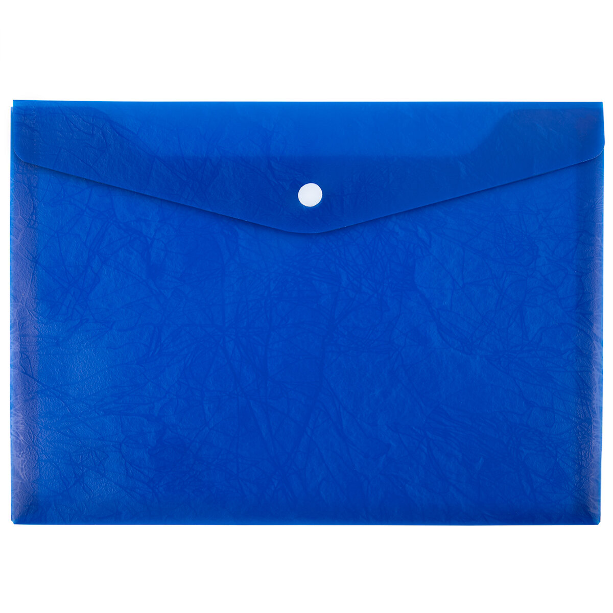 Папка-конверт с кнопкой "Expert Complete" Premier A4 180 мкм волокно синий new ЕС21114002