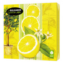 Салфетки бумажные BGREEN 3сл 20шт 33*33см Lemon