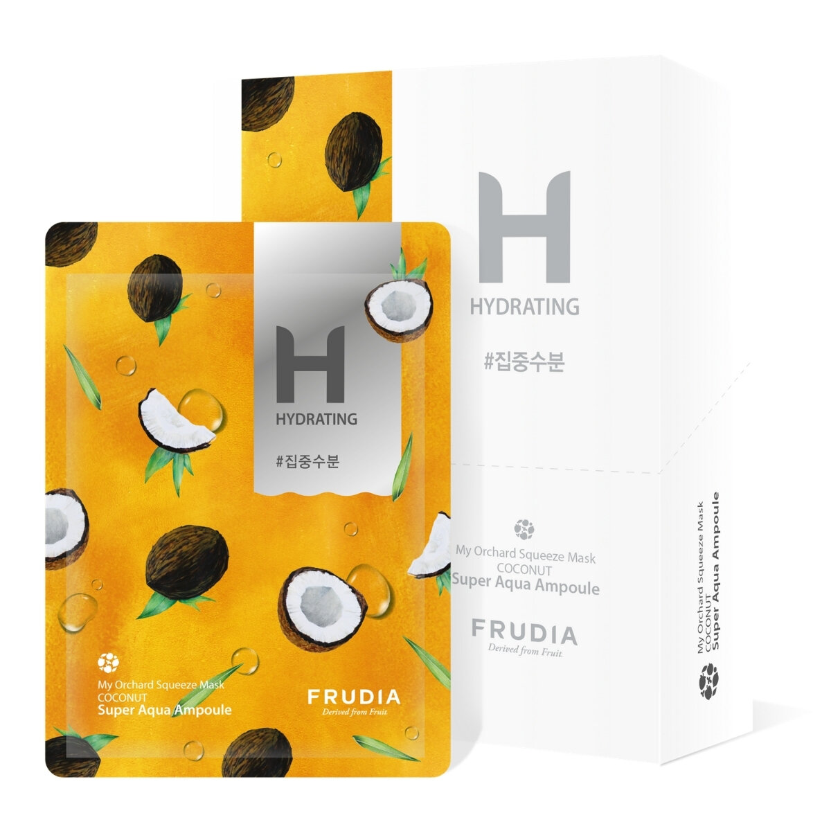 Frudia Маски для лица FRUDIA Увлажняющая маска с кокосом (10шт*20мл)