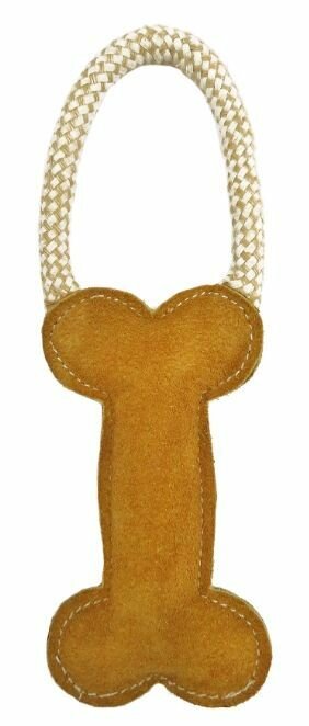 BUFFALO Игрушка для собак Кость с петлей, 25 см х 15 см х 8 см, буйволиная кожа