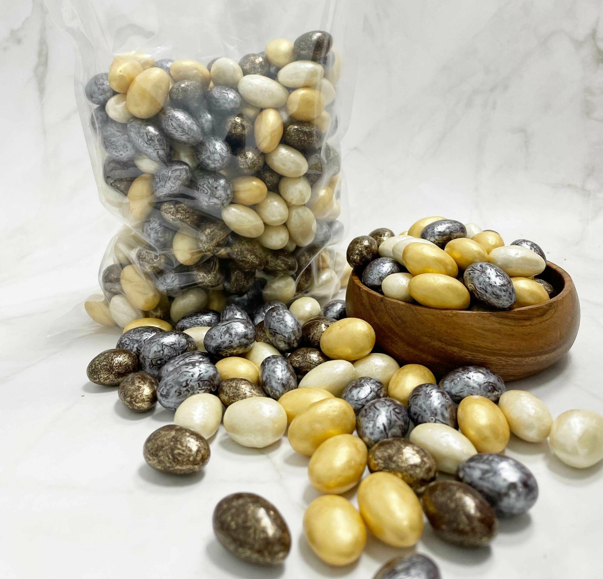 Миндаль в шоколаде 900г/Орехи в глазури /Праздничный Миндаль Драже