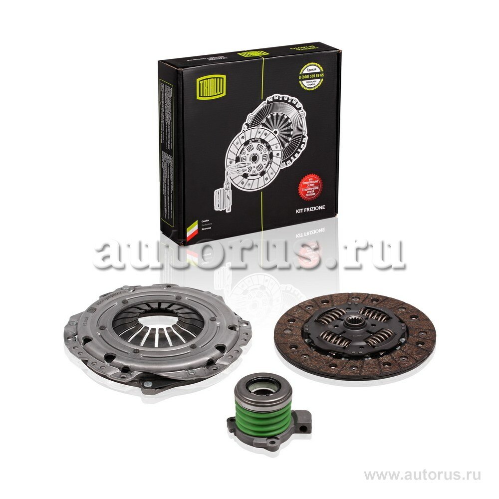 Сцепление в сборе для а/м opel astra g (98-) 1.8i (с гидр. муфт) trialli fr 2105