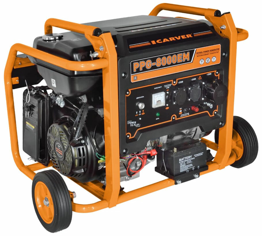 Генератор Carver PPG-8000ЕM, 11 кВт
