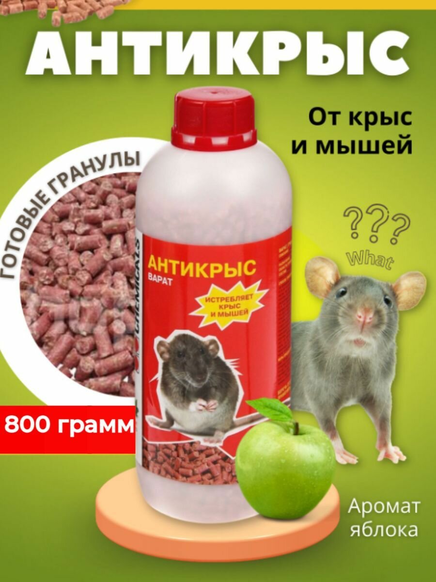 "Антикрыс от крыс и мышей" - эффективное средство от грызунов — фото 1