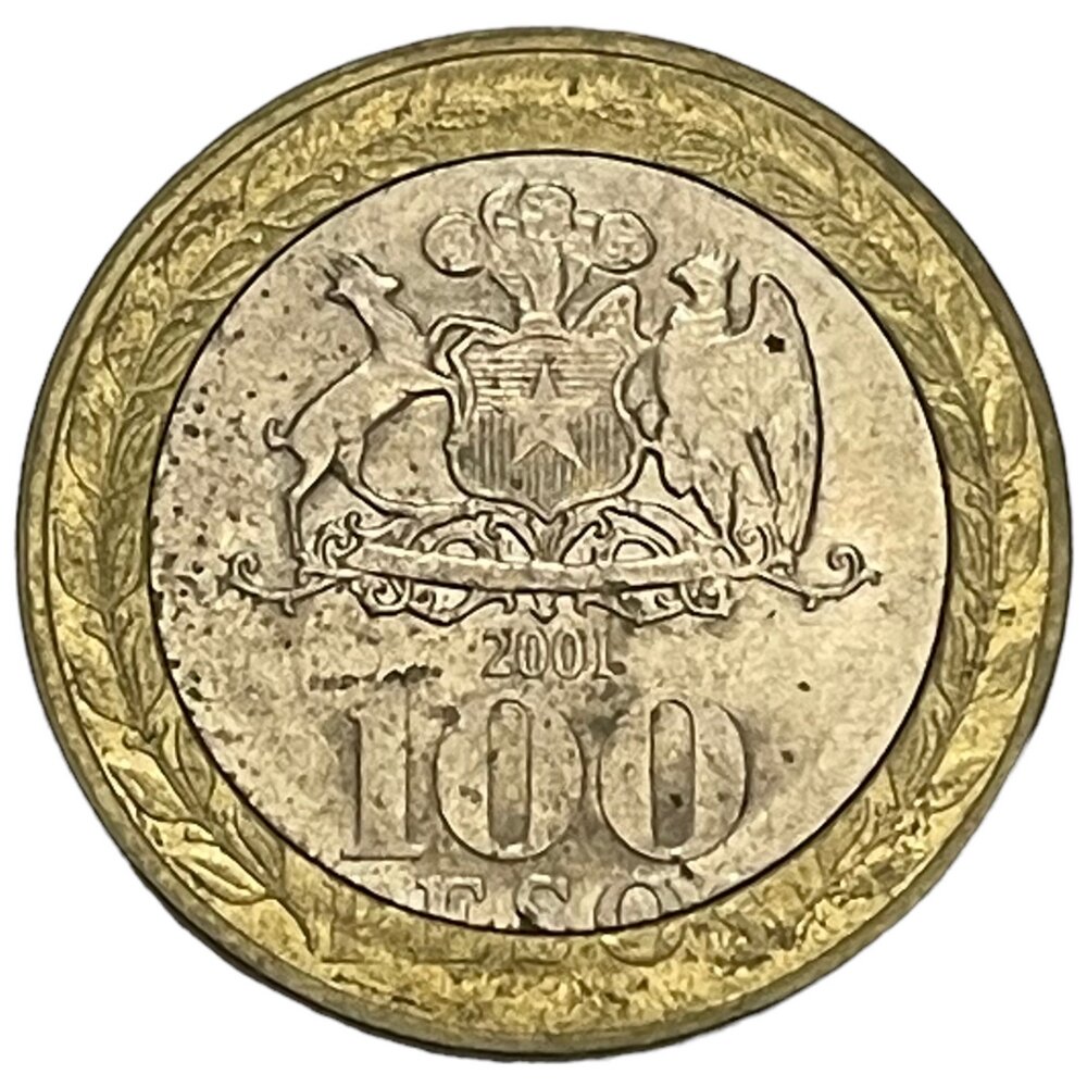 Чили 100 песо 2001 г.