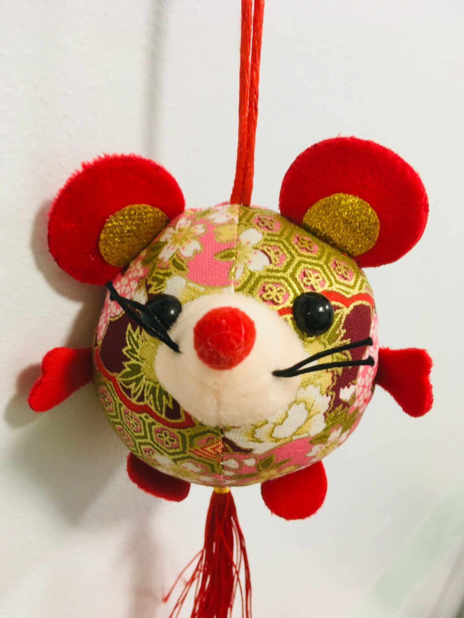 Мышка сувенирная мягкая игрушка подвеска