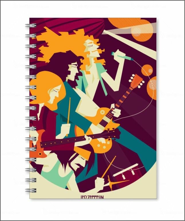 Тетрадь Led Zeppelin, Лед Зеппелин №4, А6