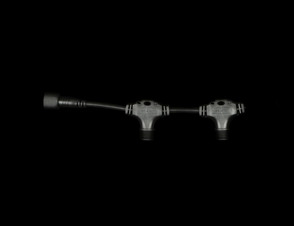 Комплектующие для системы Legoled - разветвитель на 2 разъема, черный, BEAUTY LED