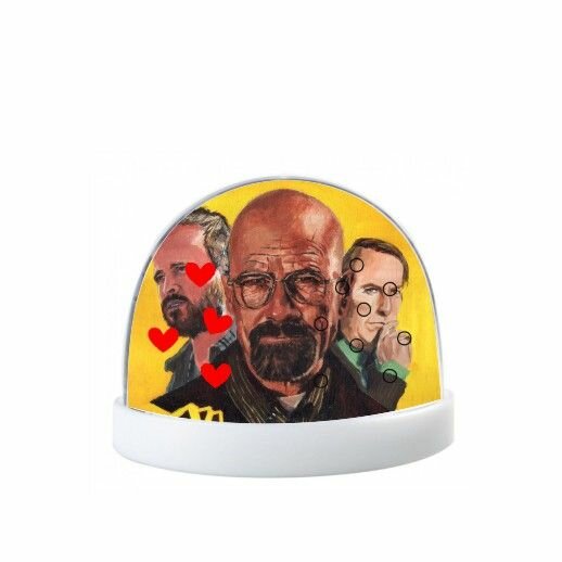 Водяной шар Во все тяжкие, Breaking Bad №7, Сердца-блёстки